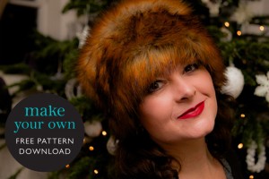 Make your own Zhivago-inspired fur hat: FREE pattern download – ooobop